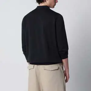 DRUMOHR Navy Cotton Polo Shirt