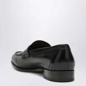 DOUCAL'S Leather Penny Loafer - Brown