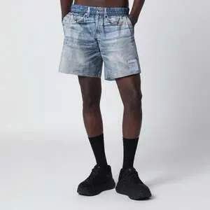 Satisfy Peaceshell 5" Shorts In Digital Denim