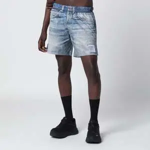 Satisfy Peaceshell 5" Shorts In Digital Denim