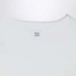 DOUUOD Cropped T-shirt With Knot Detail