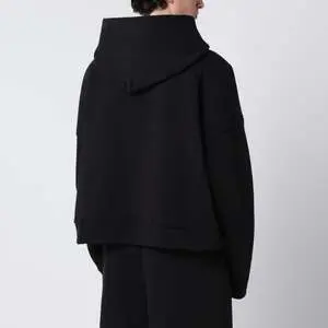 ENTIRE STUDIOS Oversized Cotton Hoodie - Black
