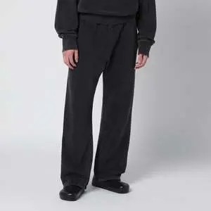 ENTIRE STUDIOS Washed Cotton Jogging Trousers - Black