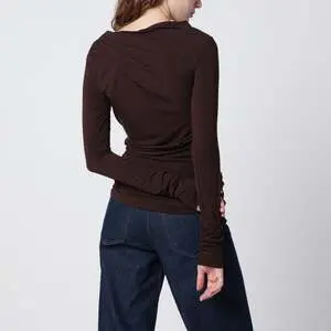 ENTIRE STUDIOS Twist Top - Brown