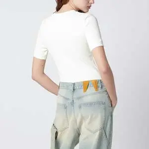 ENTIRE STUDIOS Cotton Lounge T-shirt - Yellow
