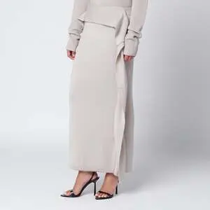 ENTIRE STUDIOS Long Wool Skirt - Black