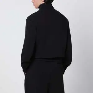 ENTIRE STUDIOS Cotton Buttoned Sweater - Black