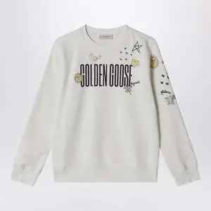 GOLDEN GOOSE Cotton Sweatshirt With Logo Print