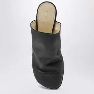 LEMAIRE Lambskin Mules With Block Heel - Brown