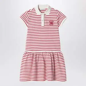 GOLDEN GOOSE Striped Polo Dress