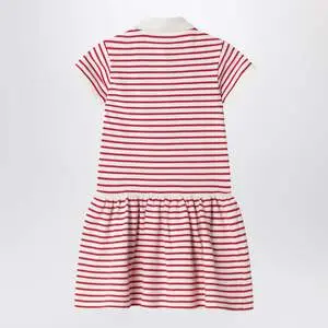 GOLDEN GOOSE Striped Polo Dress