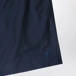 AMI Paris De Coeur Polyamide Swim Shorts - Black