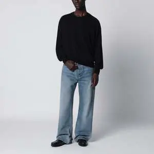 AMI Paris De Coeur Wool Sweater - Black