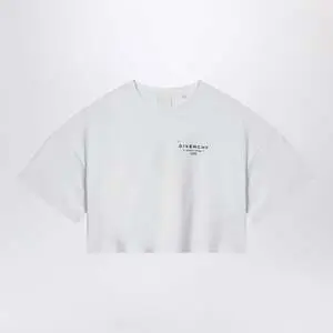 Givenchy Cropped T-shirt With Logo Print - White