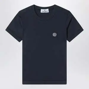 Stone Island T-shirt With Compass Logo Patch