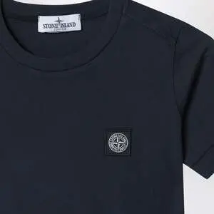 Stone Island T-shirt With Compass Logo Patch