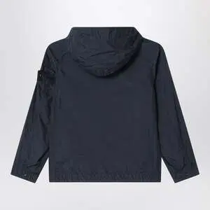 Stone Island Nylon Zip-up Jacket - Blue