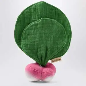 OLI & CAROL Radish Mini Teether With Doudou - Pink
