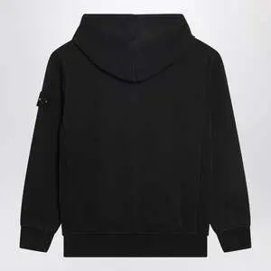 Stone Island Hooded Sweatshirt - Black