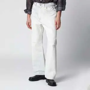 Our Legacy Third Cut Relaxed-fit Jeans - White