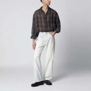 Our Legacy Third Cut Relaxed-fit Jeans - White
