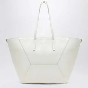 Brunello Cucinelli Grained Leather Duo Bag - White