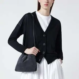 Brunello Cucinelli Suede Pouch With Monile Detailing