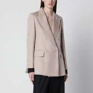 Max Mara Oversized Linen And Organza Blazer
