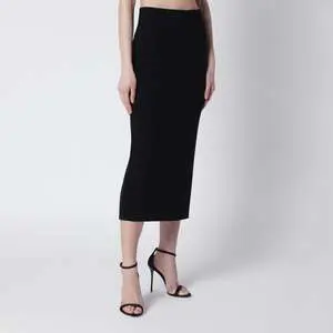 Max Mara Midi Skirt In Crêpe Jersey
