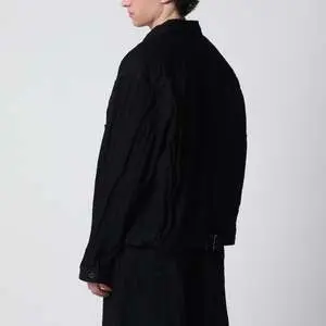 Studio Nicholson Cotton Denim Jacket - Black