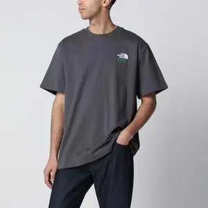 The North Face Charcoal T-shirt With Logo Print