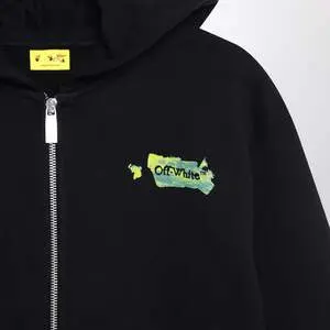 OFF-WHITE™ Arrow Acrylic Zip Sweatshirt