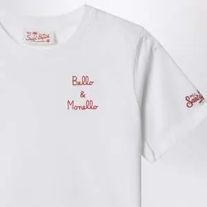 MC2 SAINT BARTH Cotton T-shirt With Embroidery