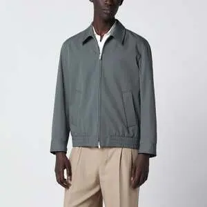 LARDINI Cotton-silk Zip Jacket - Beige