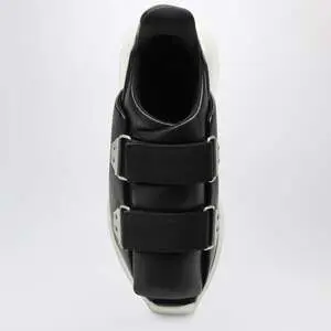 Rick Owens Temple Burrito Geth Leather Sneakers - Black