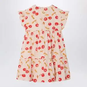 Bonpoint Leontine Écru Ruffled Dress