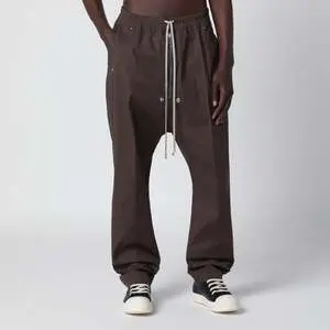 Rick Owens Cotton Blend Bela Trousers - Grey