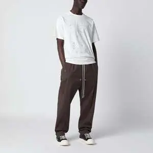 Rick Owens Cotton Blend Bela Trousers - Grey