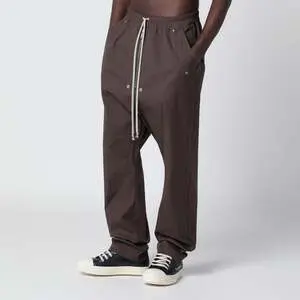 Rick Owens Cotton Blend Bela Trousers - Grey