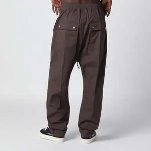 Rick Owens Cotton Blend Bela Trousers - Grey