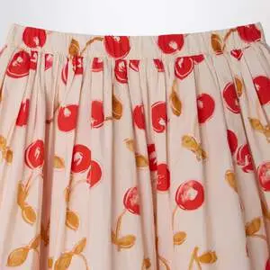 Bonpoint Suzon Cherry Print Skirt - Pink