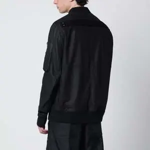 Rick Owens Lamb Leather Zip Jacket - Black