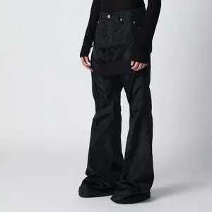 Rick Owens Megastrapped Bolans Nylon Canvas Jeans