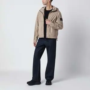 Stone Island Nylon Zip-up Jacket - Beige