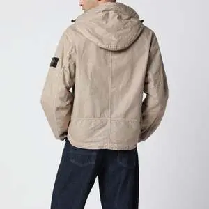 Stone Island Nylon Zip-up Jacket - Beige