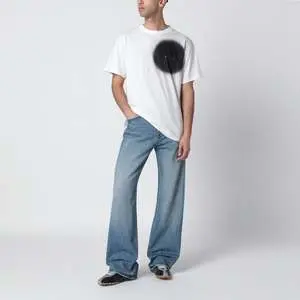 MAISON MARGIELA T-shirt With Spray Print - White