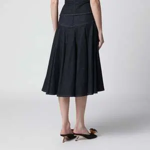 Jacquemus Lavoir De-nîmes Pencil Skirt - Blue