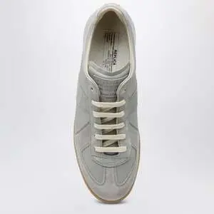 MAISON MARGIELA Replica Leather Sneakers - Grey