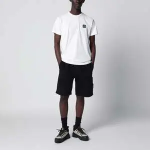 Stone Island Organic Cotton Fleece Jogger Shorts