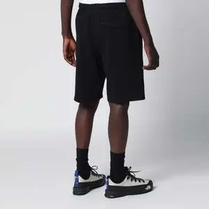 Stone Island Organic Cotton Fleece Jogger Shorts